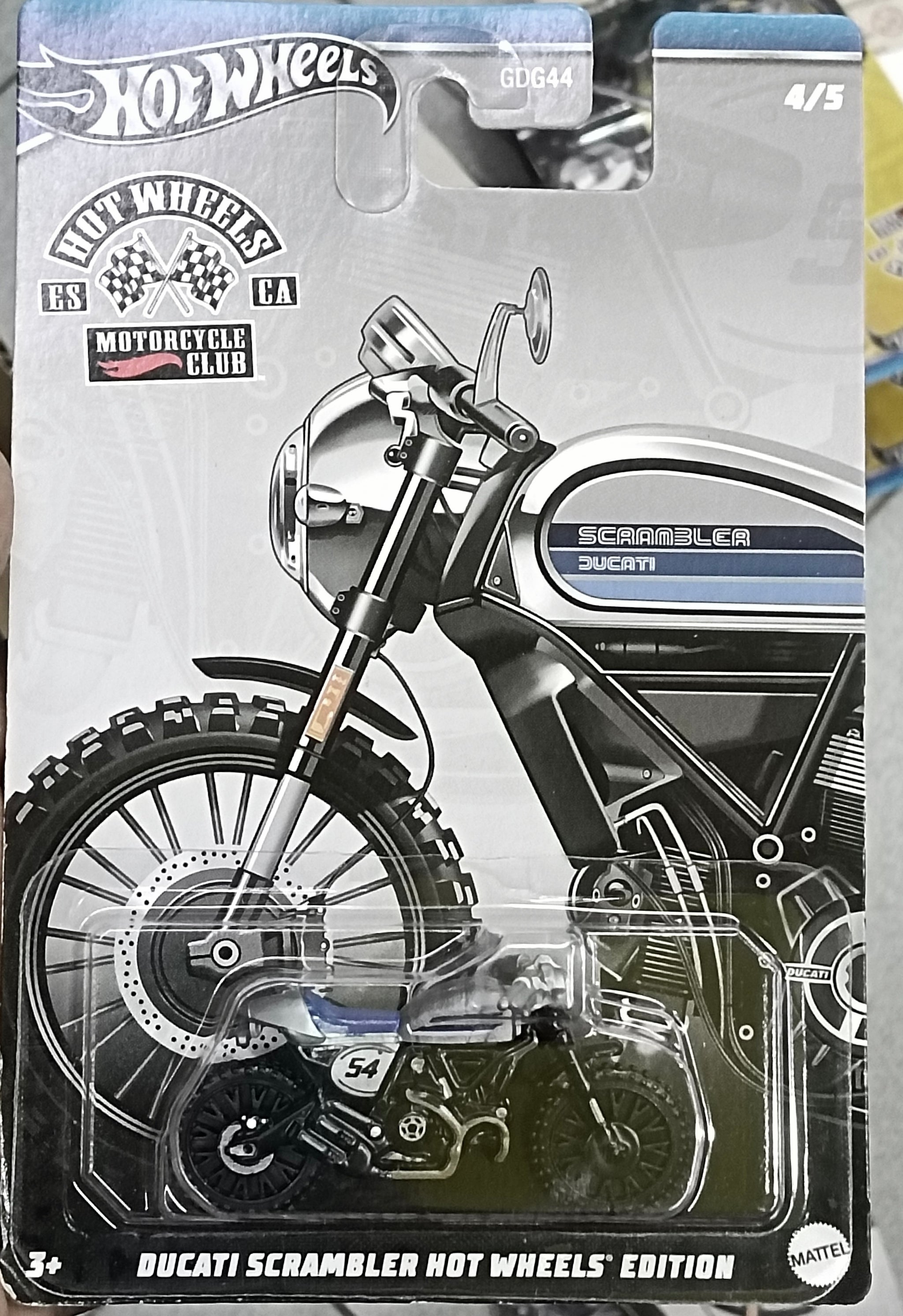 Hot Wheels New 2024 Motorcycle Club Ducati Scrambler Hot Wheels Edition ...