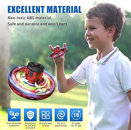 UFO Fingertip Upgrade Flight Gyro Flying Spinner Decompression Toy Sam