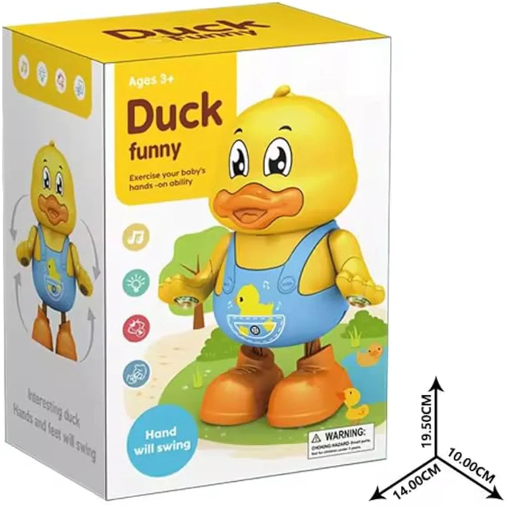 Duck Funny Cute Dancing Electric Musical Duck Cartoon with Lights Robot ...